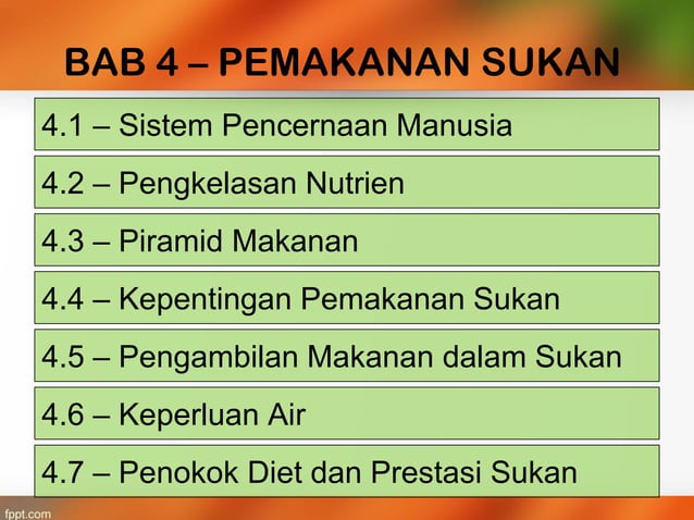 Bab 4 Pemakanan Sukan | PDF