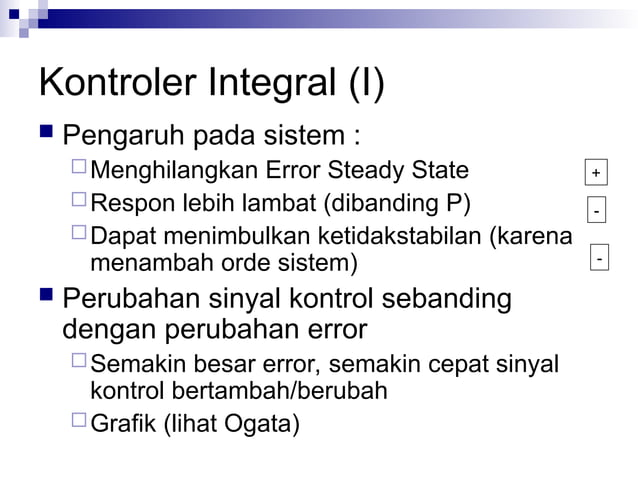 proportional integral derivatif controller | PPT