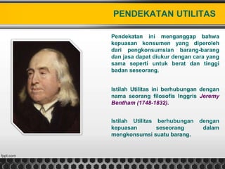 Bab 4 teori dan perilaku konsumen | PPSX