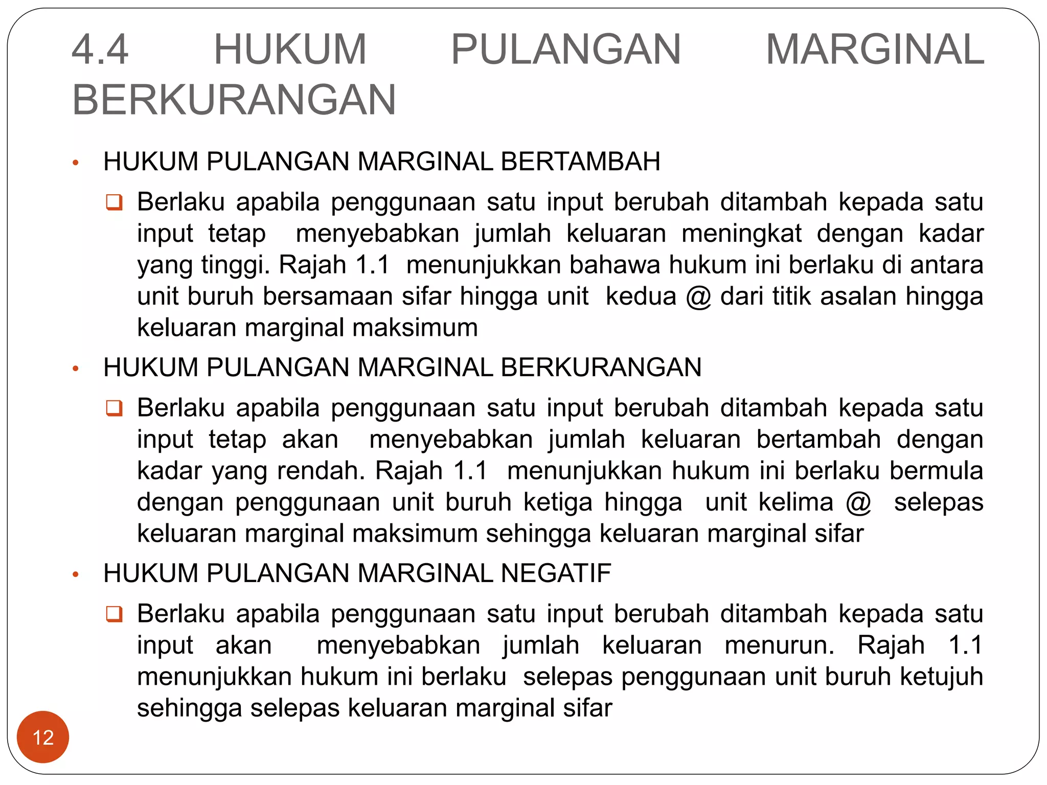 Bab 4 Teori Pengeluaran | PPTX