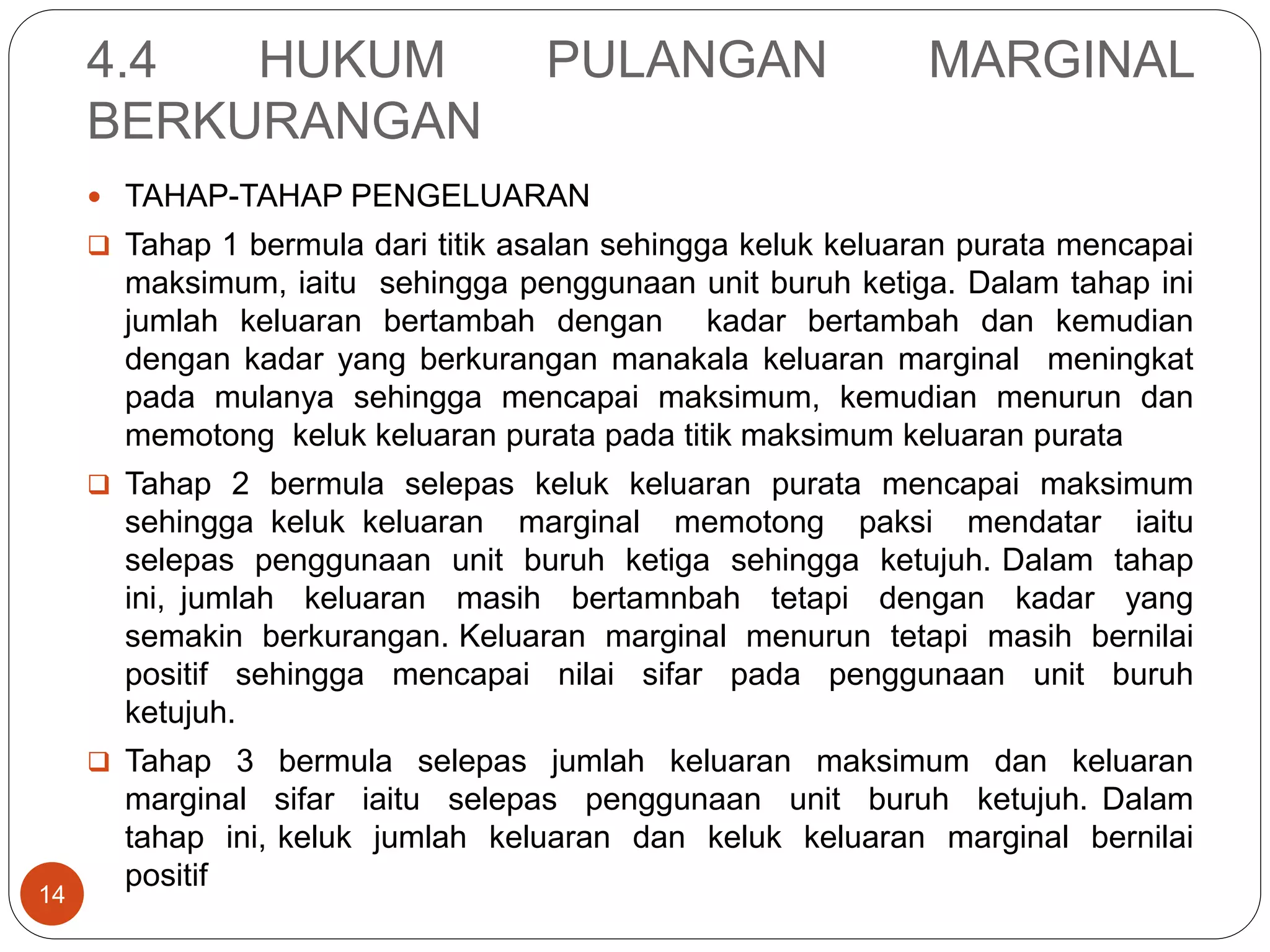 Bab 4 Teori Pengeluaran | PPTX