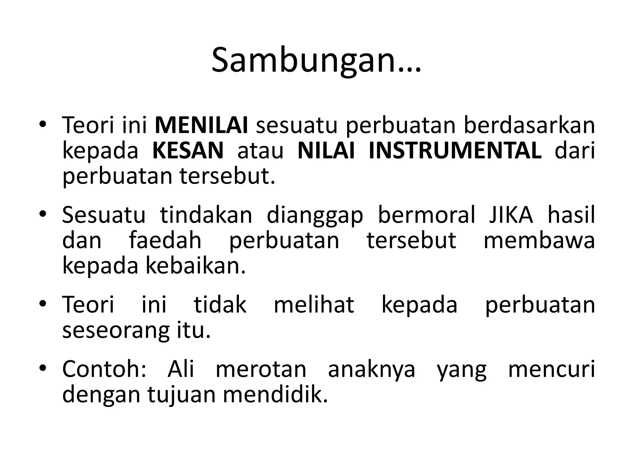 Bab 4 teori teleologi | PPTX