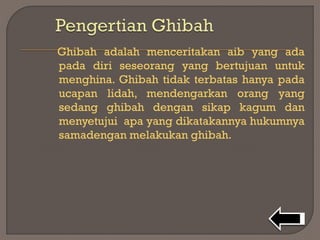 Bab 4 agama kelas 8 (perilaku tercela) | PPTX