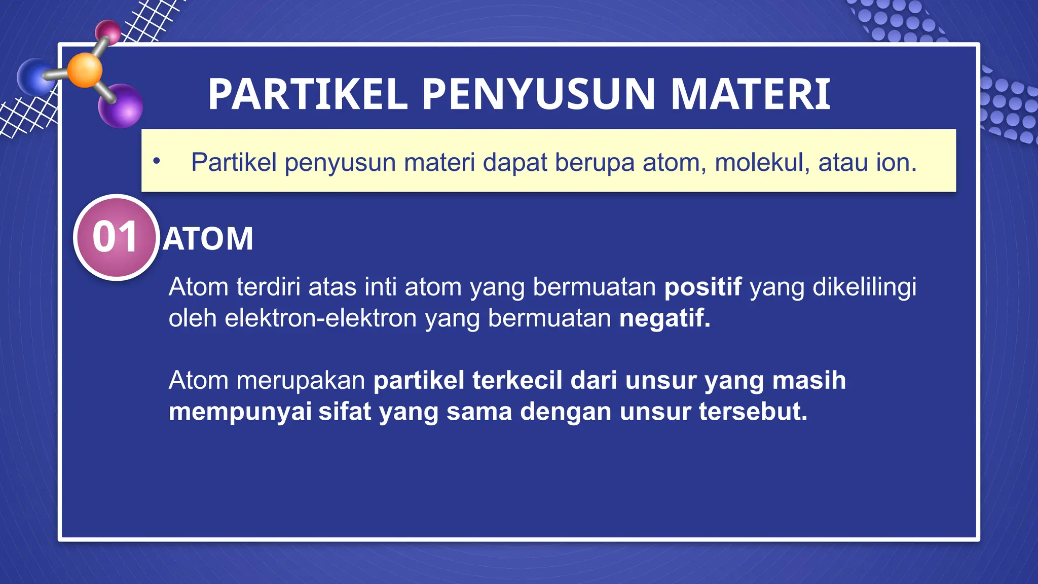 BAB 4 Atom, Molekul, Ion Ms.Sahara Fisika.pptx