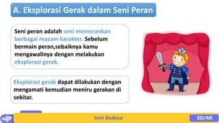 Bab 4 Seni peran adalah seni memerankan berbagai macam karakter | PPTX