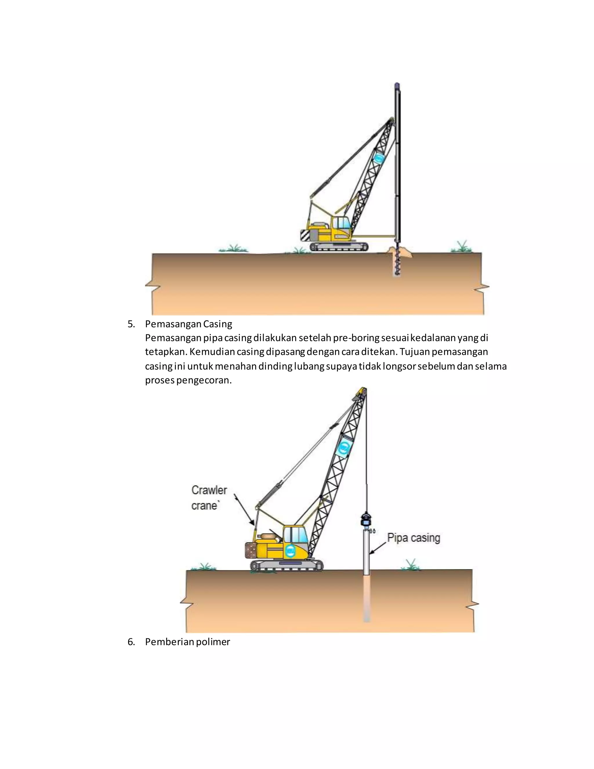 Bab 4 bore pile | DOCX