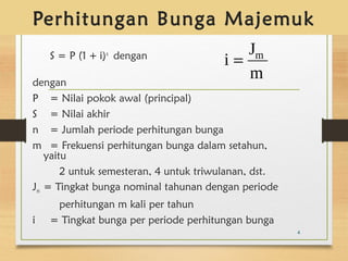 Bab 4 bunga majemuk | PPT