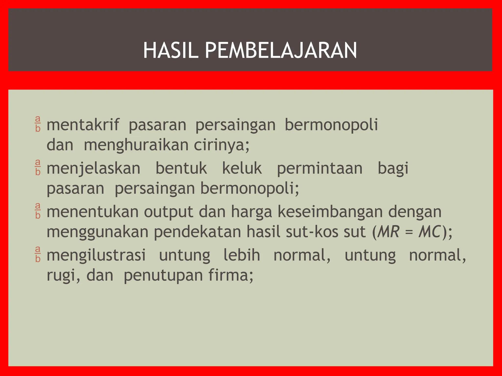 Pasaran Persaingan Bermonopoli Ekonomi STPM | PPTX