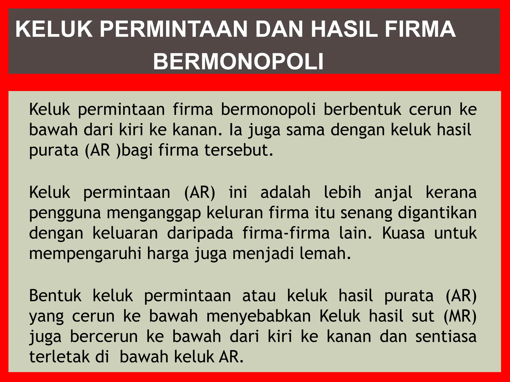 Pasaran Persaingan Bermonopoli Ekonomi STPM | PPTX