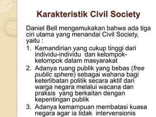 Bab 4 civil society | PPTX
