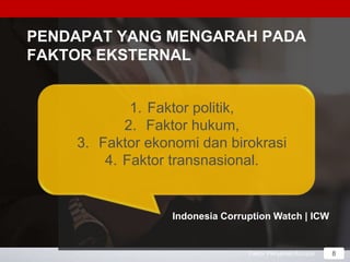Bab 4 faktor faktor penyebab korupsi | PPTX