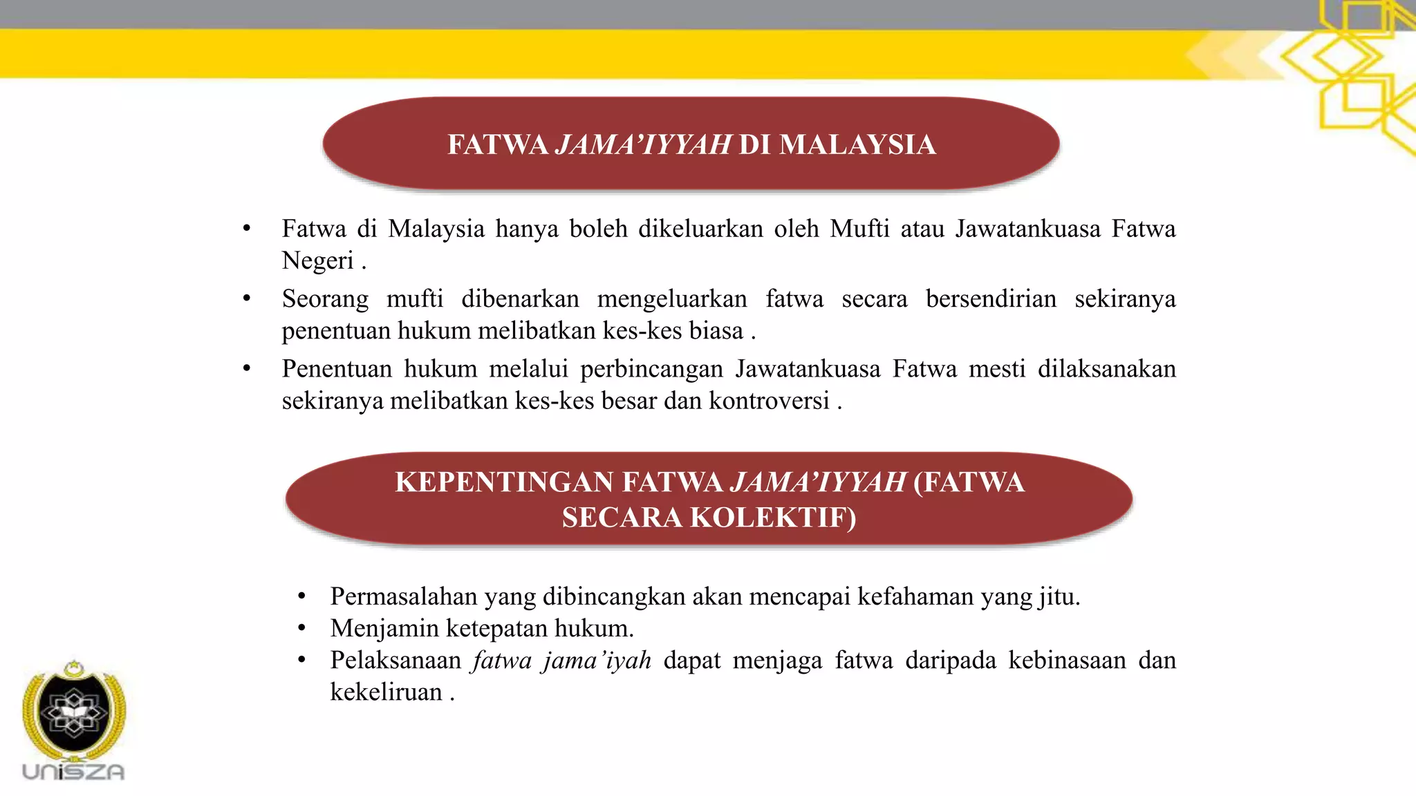 Bab 4 jawatankuasa fatwa negeri | PPTX