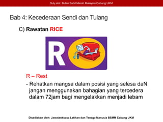 Bab 4 kecederaan sendi dan tulang | PPT