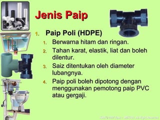 KHB TING 1 - Bab 4 Kerja Paip | PPT