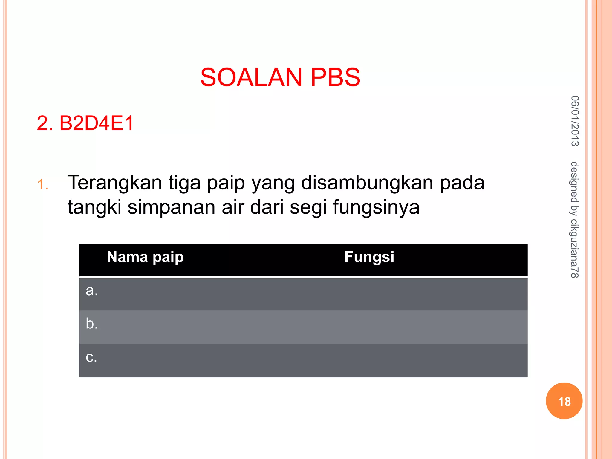 Bab 4 kerja paip ting 1 | PPTX