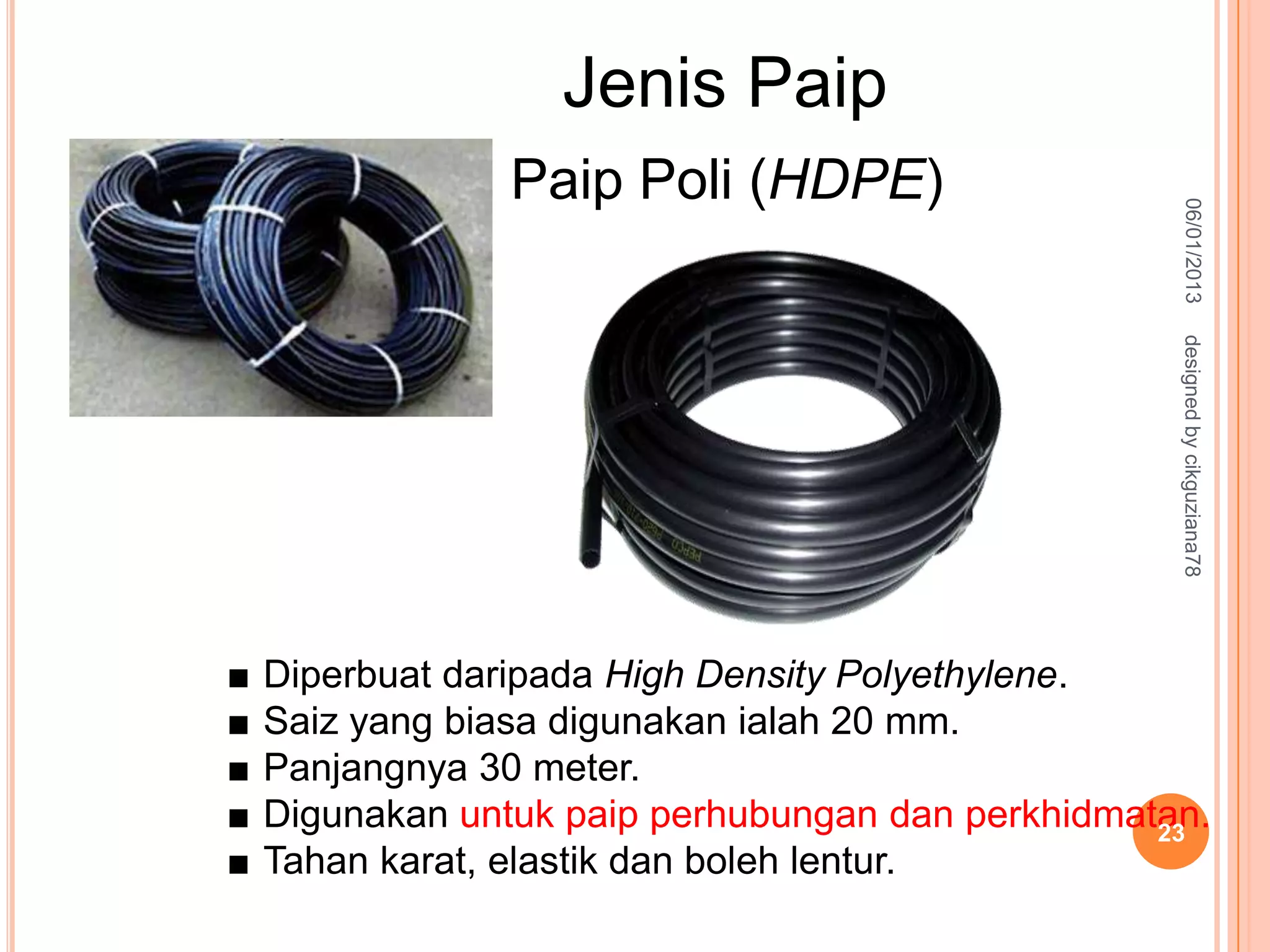 Bab 4 kerja paip ting 1 | PPTX