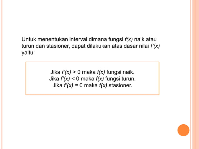 Bab 4 limit & turunan fungsi | PPTX
