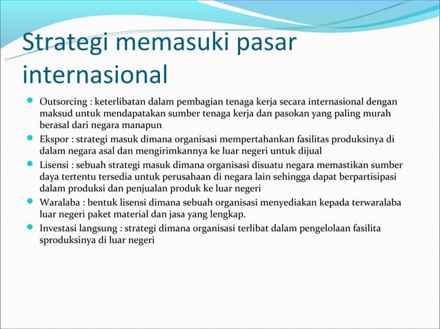 Bab 4 lingkungan global | PPT