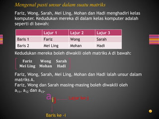 Bab 4 matriks | PPTX