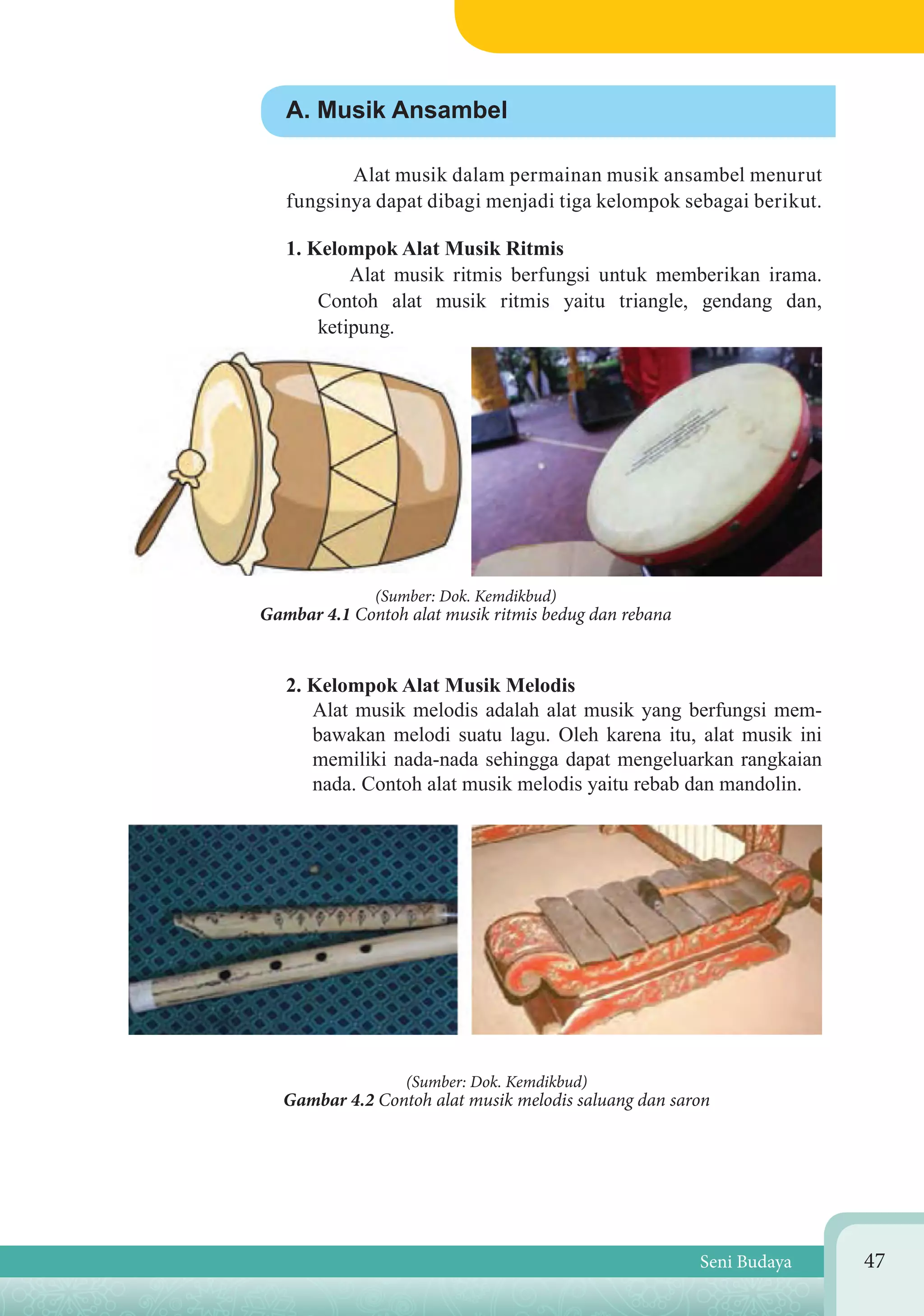 Bab 4 memainkan alat musik sederhana | PDF