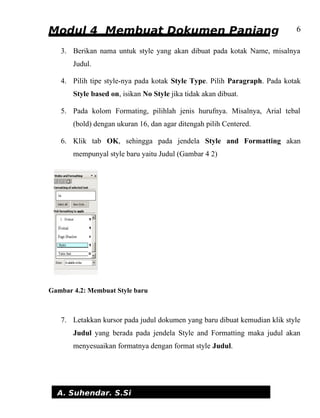 Bab4 membuat dokumen panjang | PDF