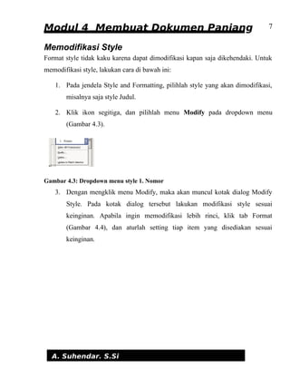 Bab4 membuat dokumen panjang | PDF