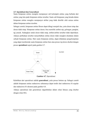 Bab 4. Model Entity Relationship | DOC