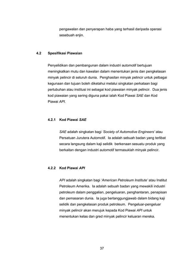 Penuras dan Minyak Pelincir Enjin | DOCX