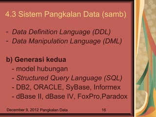 Bab 4 pangkalan data | PPT