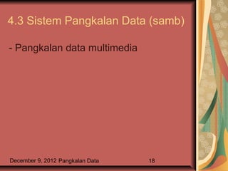 Bab 4 pangkalan data | PPT