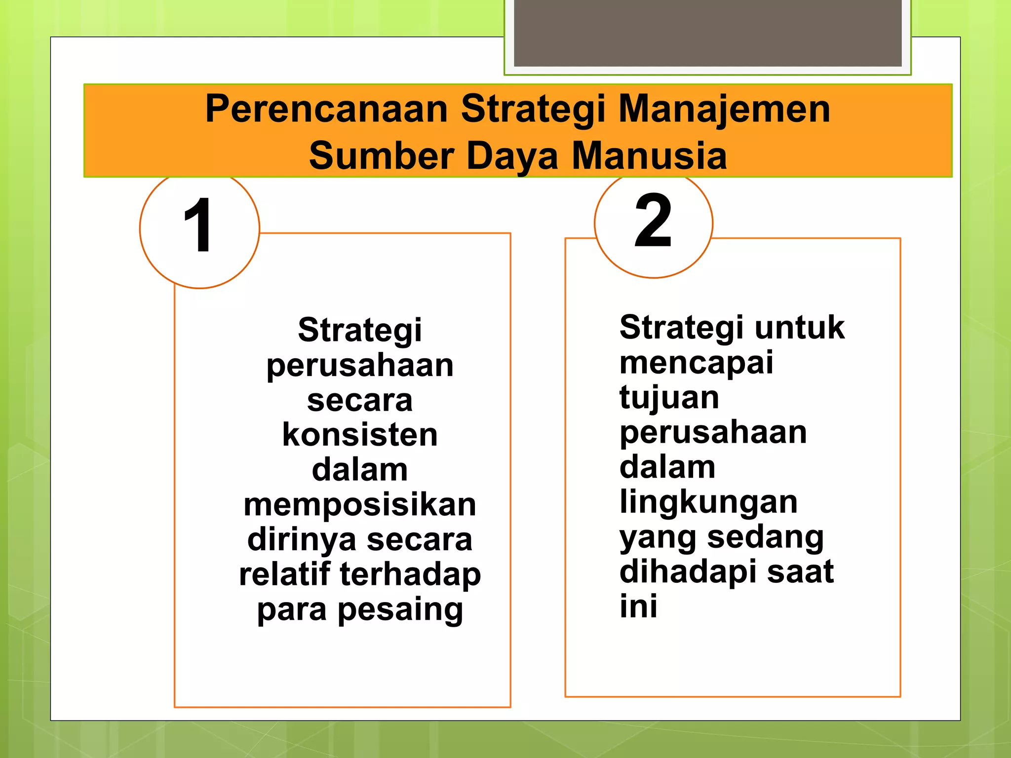Bab 4 Perencanaan Sumber Daya Insani | PPT