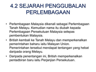 Bab 4 perlembagaan malaysia | PPTX