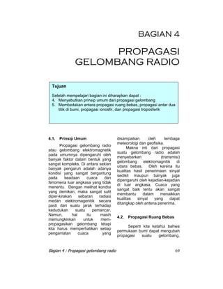 Bab 4 propagasi gelombang radio | PDF