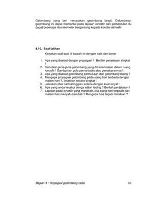 Bab 4 propagasi gelombang radio | PDF