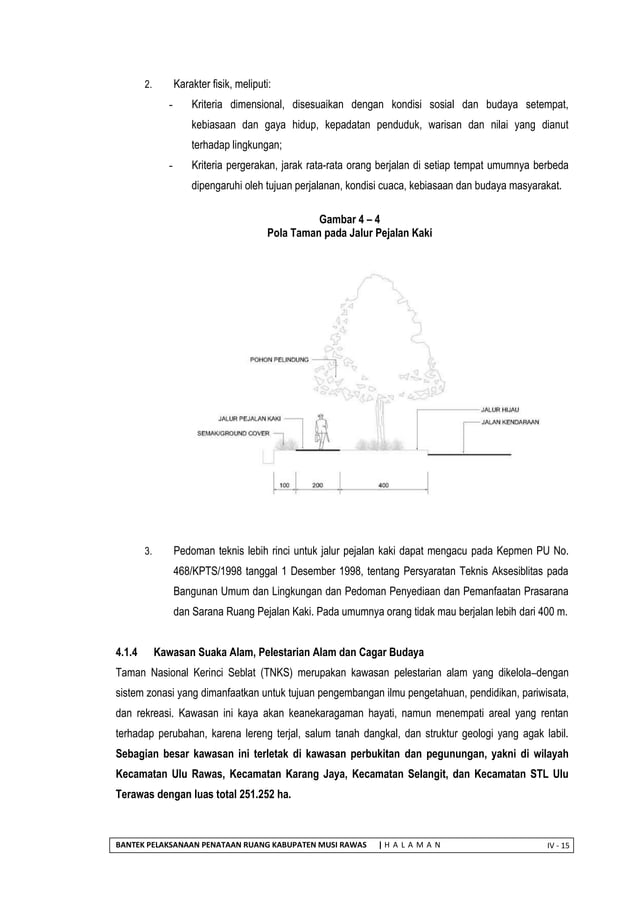 Bab 4 rencana pola ruang | PDF
