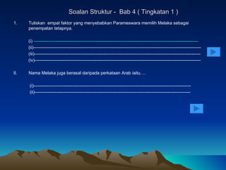 Bab4 sejarah tingkatan 1 | PPT