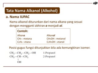 senyawa turunan alkana | PPTX