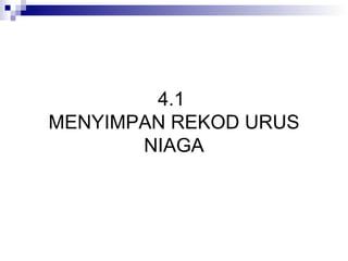 Bab 4 simpan kira | PPT