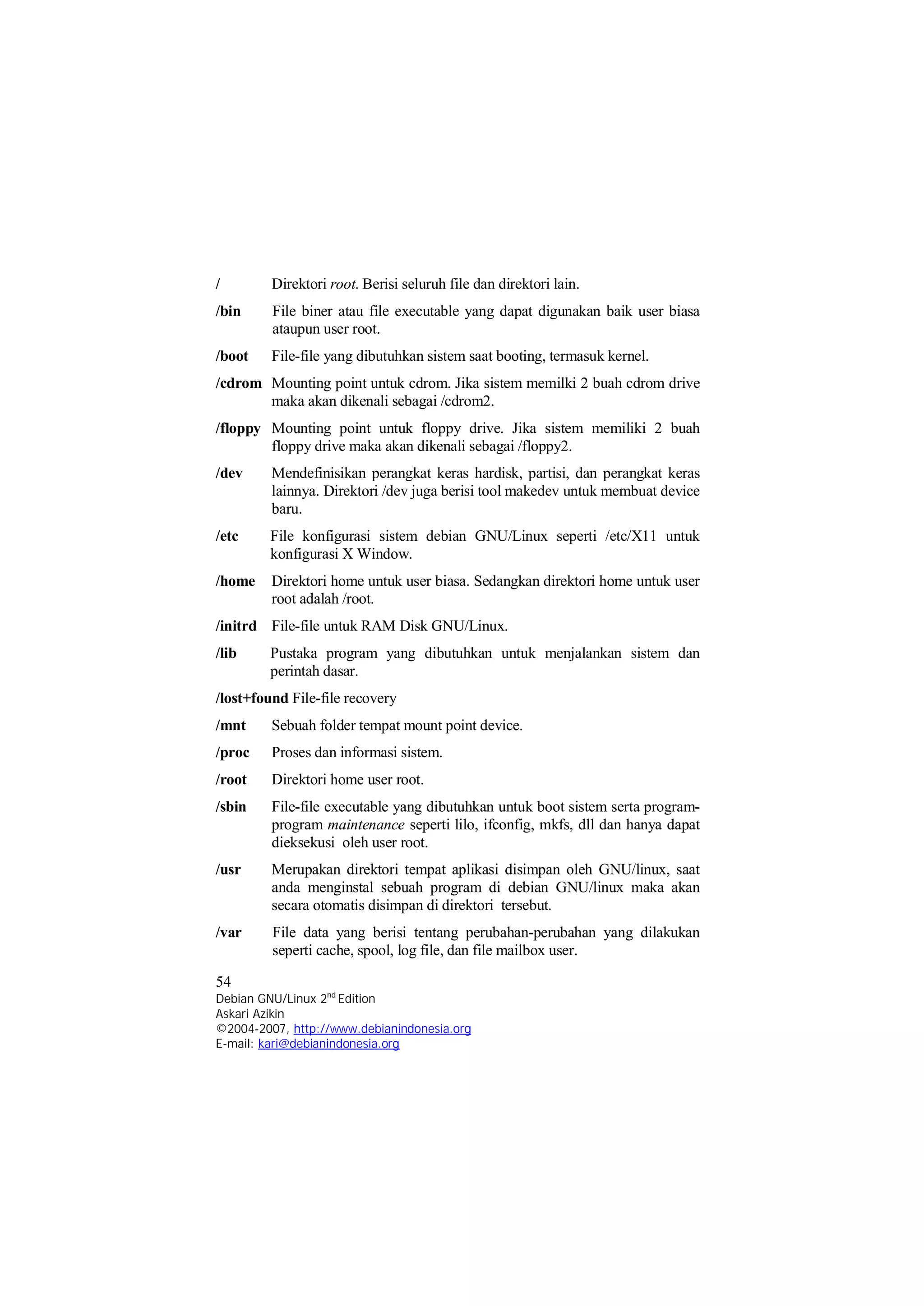 Bab 4 sistem file gnu linux | PDF