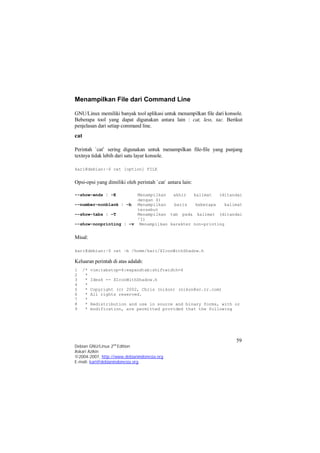 Bab 4 sistem file gnu linux | PDF