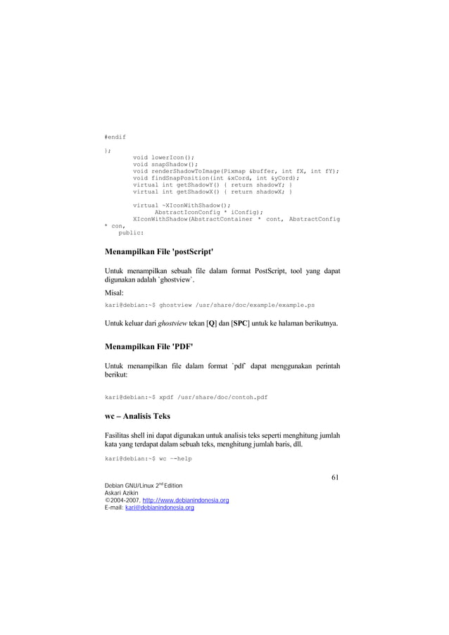 Bab 4 sistem file gnu linux | PDF