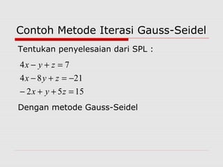 Bab 4 sistem persamaan linear | PPT