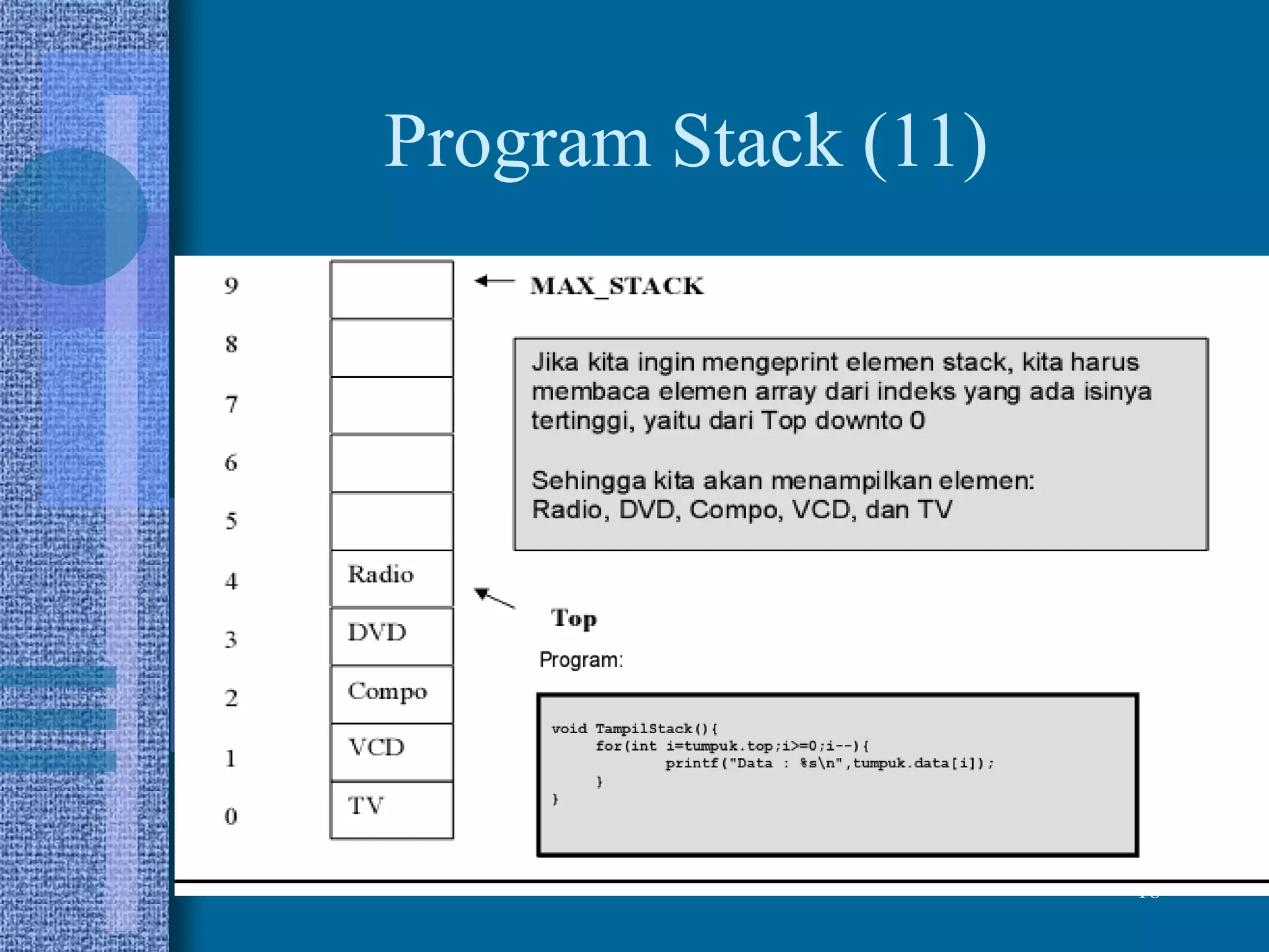Bab 4 stack (tumpukan) | PPT