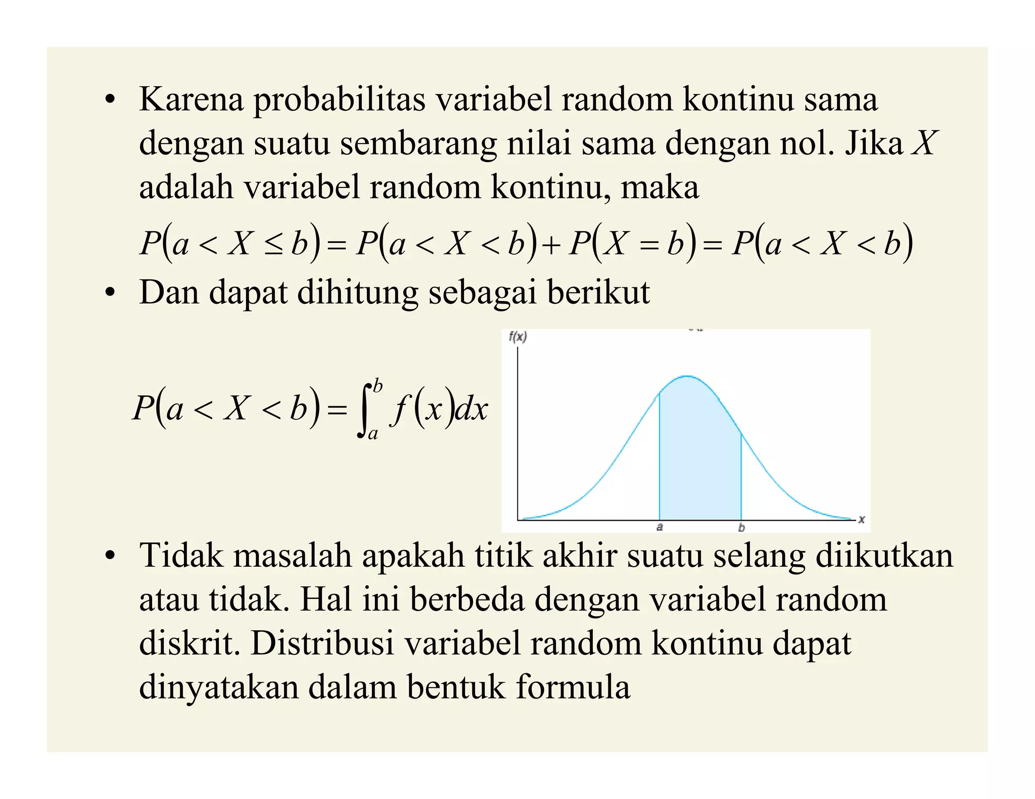 VARIABEL RANDOM & DISTRIBUSI PELUANG | PDF