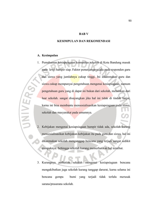 KESIMPULAN DAN REKOMENDASI | PDF