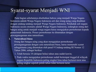 Warga Negara dan Pewarganegaraan | PPTX