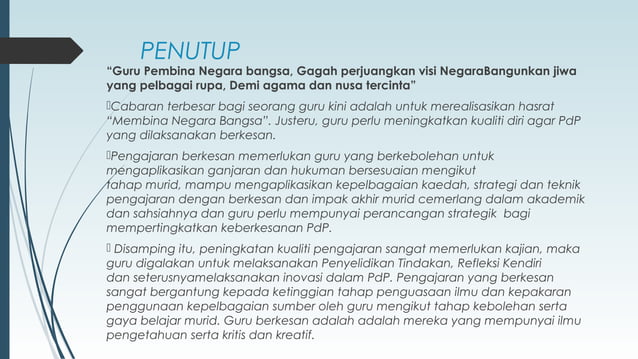 Perancangan Penyampaian Dan Penilaian Pengajaran Dan Pembelajaran | PPT