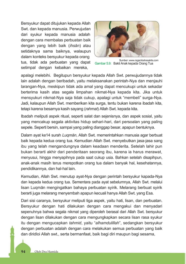 Bab 5 Menyembah Allah Swt. sebagai Ungkapan Rasa Syukur | PDF
