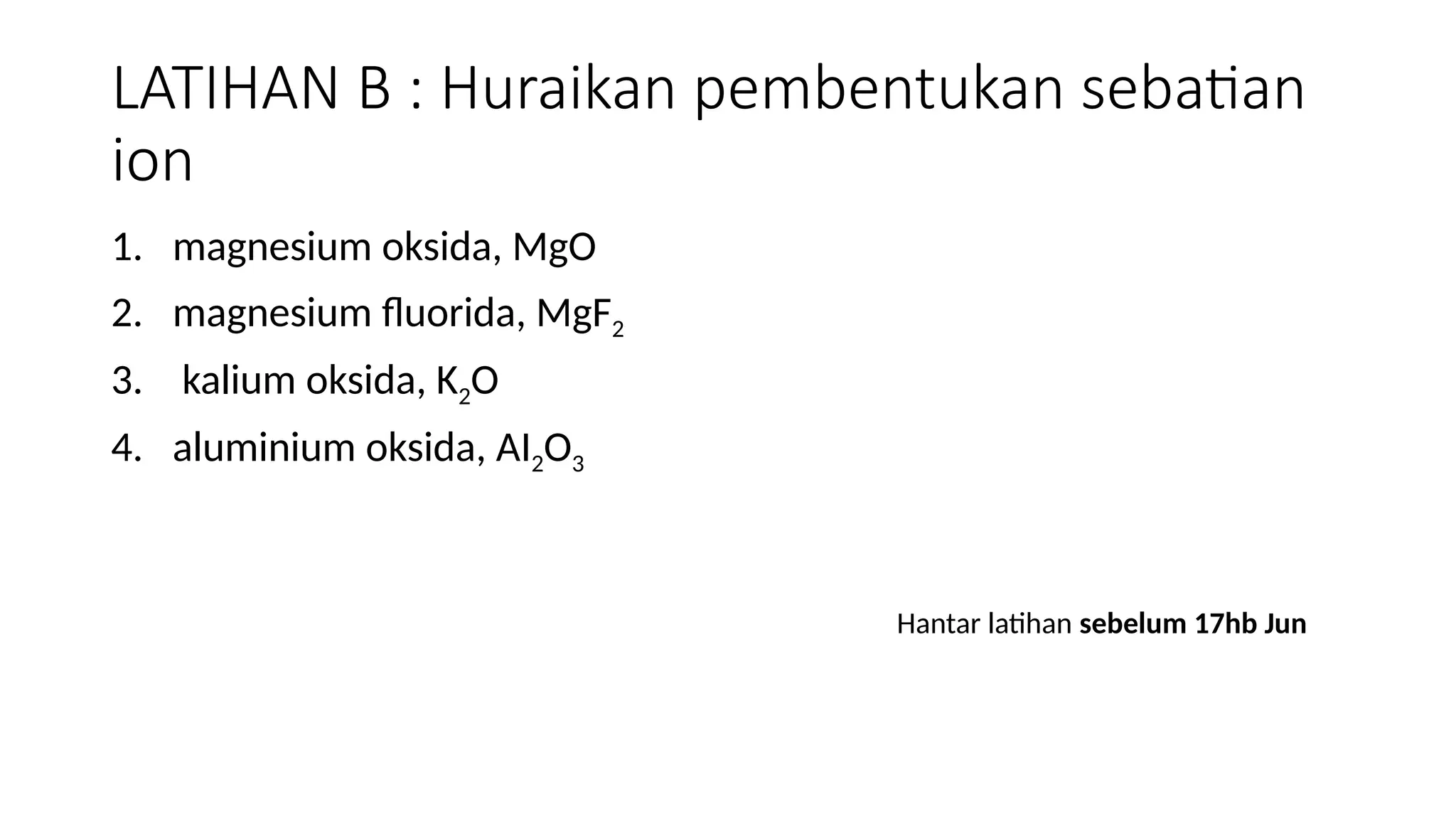 Bab 5.1 Asas Pembentukan Sebatian kimiA t4 | PPTX