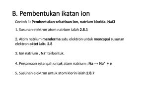 Bab 5.1 Asas Pembentukan Sebatian kimiA t4 | PPTX